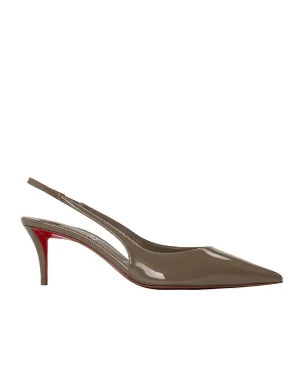 CHRISTIAN LOUBOUTIN Patentleather Pointedtoe Slingback Heels