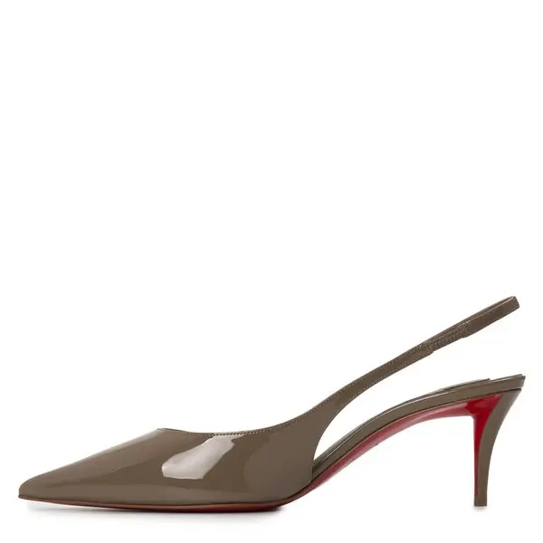 CHRISTIAN LOUBOUTIN Patentleather Pointedtoe Slingback Heels