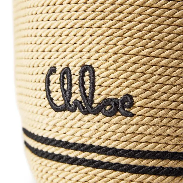 Chloé Simple Sun Bucket Bag - Black/white