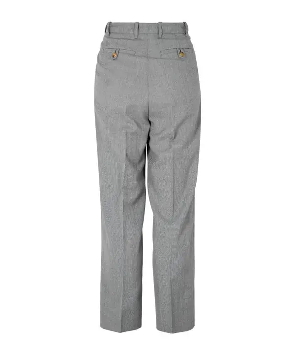 Gucci Check Straightleg Trousers