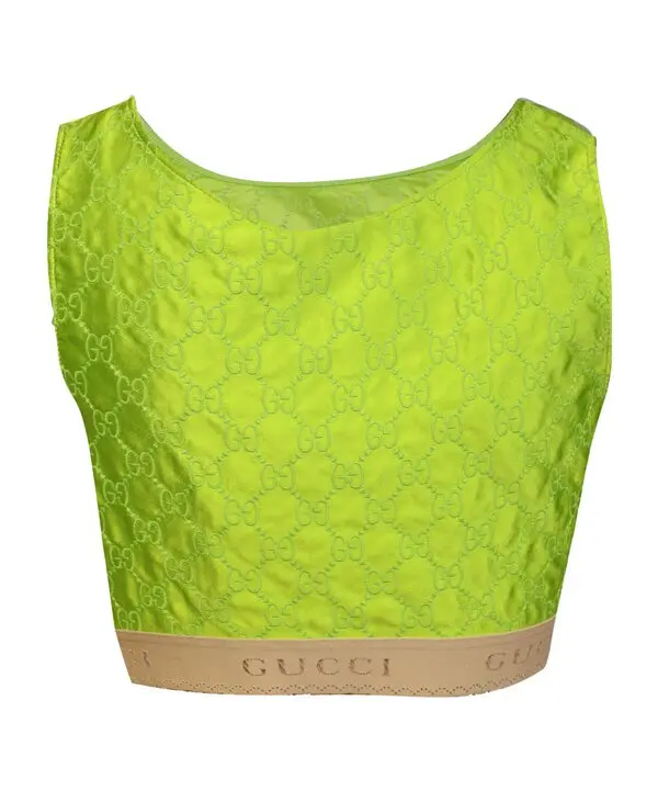 Gucci Jacquard Cropped Camisole