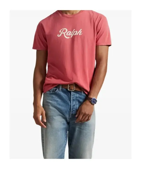 Polo Ralph Lauren Logo Printed Crewneck T-shirt - Red