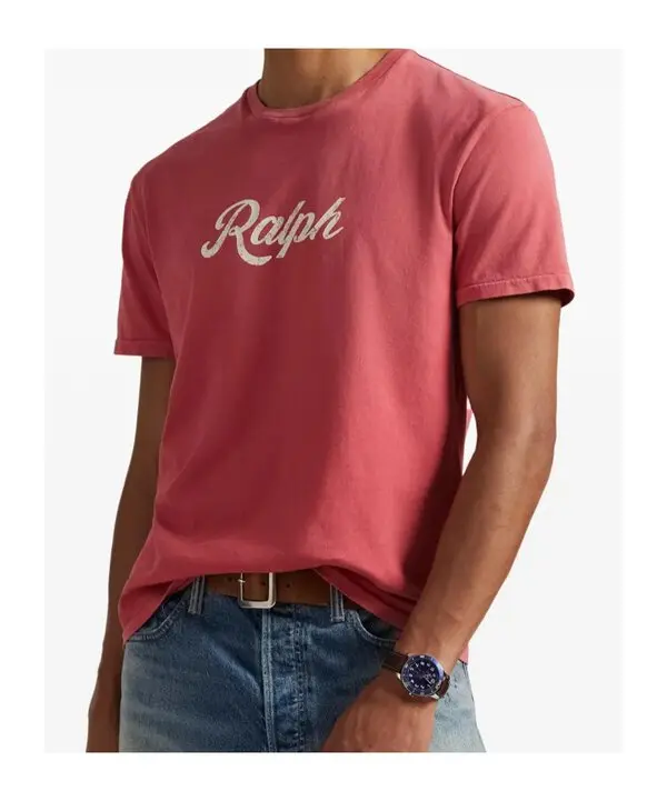 Polo Ralph Lauren Logo Printed Crewneck T-shirt - Red