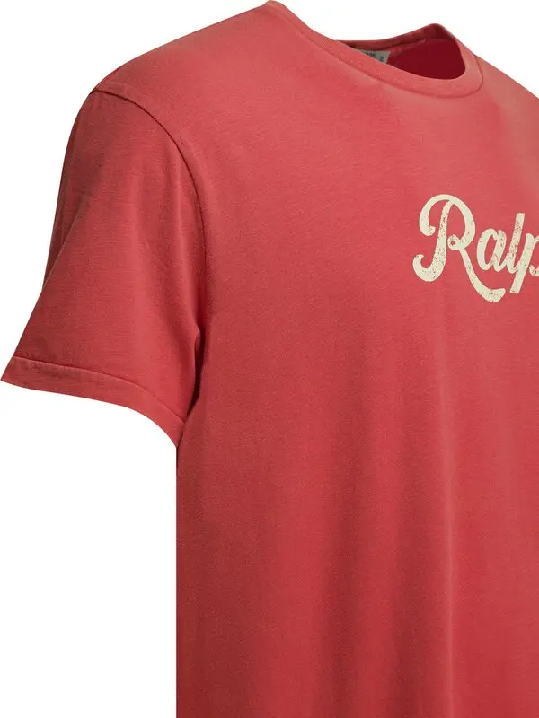 Polo Ralph Lauren Logo Printed Crewneck T-shirt - Red
