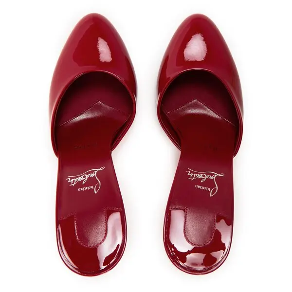 CHRISTIAN LOUBOUTIN Patentleather Mules