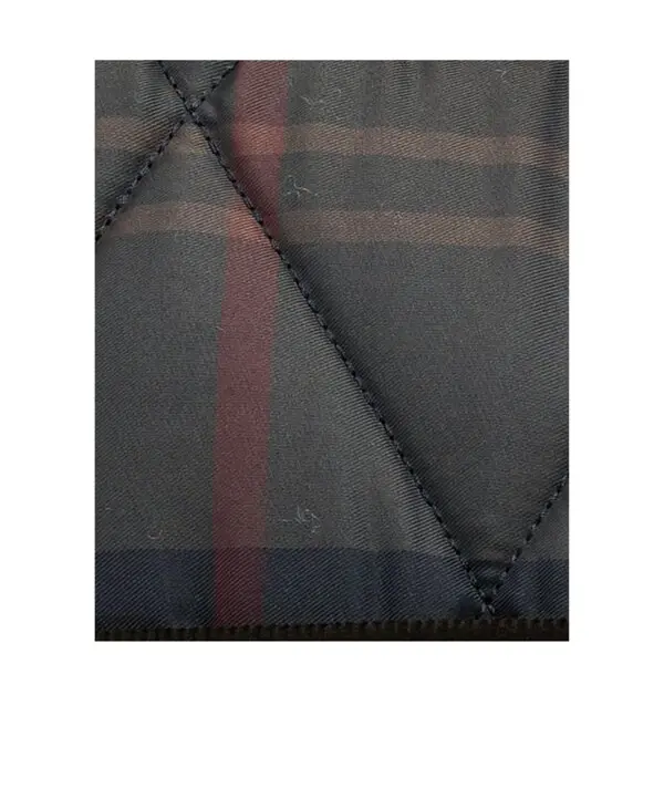Barbour Plaid Quilted Tote Bag