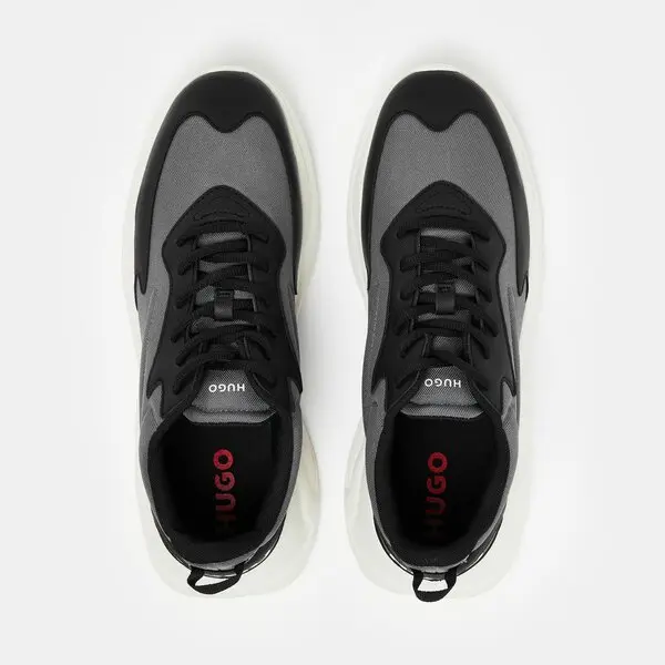 Hugo Boss Laceup Layered Running Sneakers