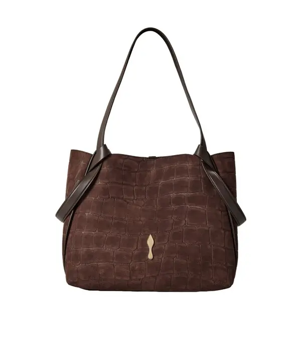 CHRISTIAN LOUBOUTIN Crocodileembossed Tote Bag