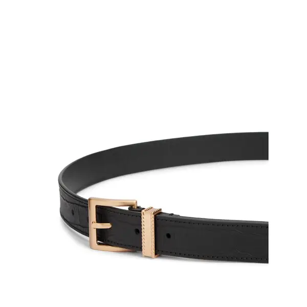 Tommy Hilfiger Crocodileembossed Leather Belt