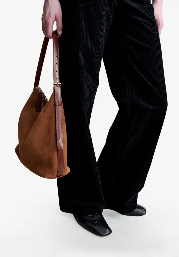 A.p.c. Vera Zippered Shoulder Bag