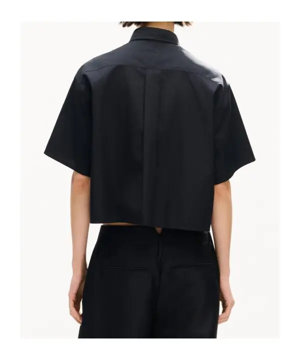 Kenzo Wildflower' Embroidered Short Sleeve Shirt In Cotton Poplin