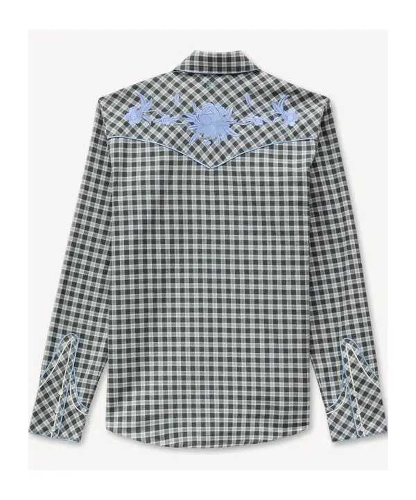 Kenzo Embroidered Check Shirt