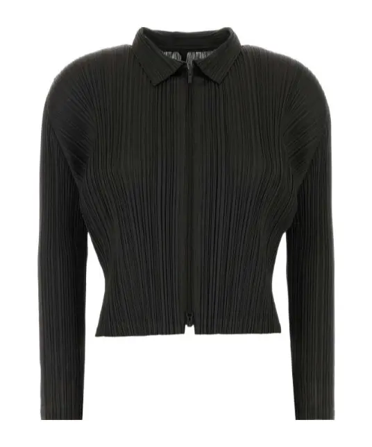 Issey Miyake Pleated Zip Jacket - No