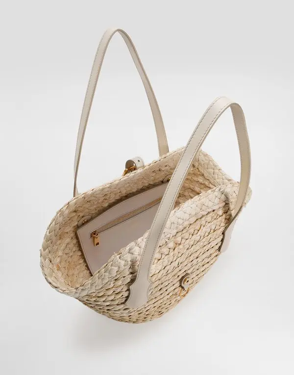 Dolce & Gabbana Raffia Tote Bag