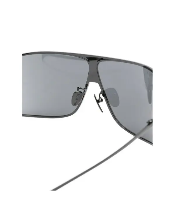 Gucci Geometric-frame Sunglasses - Black