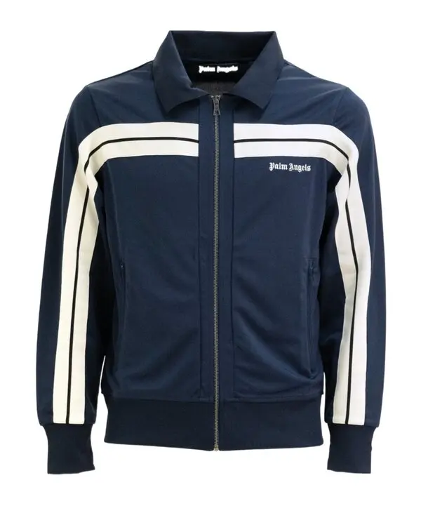 Palm Angels High-collar Jacket - Blue