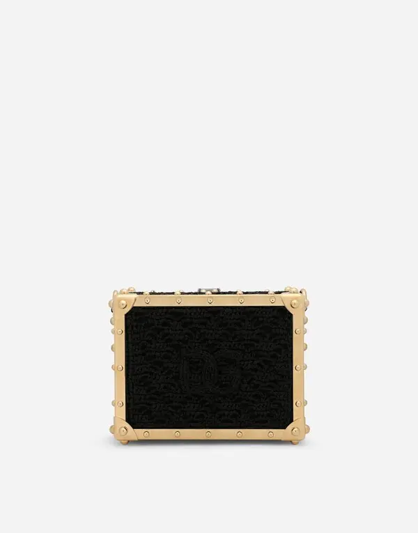 Dolce & Gabbana Dolce Box Crochet Shoulder Bag