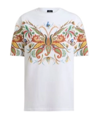 Etro Cotton Paisley-print T-shirt