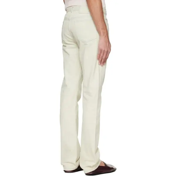 A.p.c. Button Detailed Straight Leg Jeans