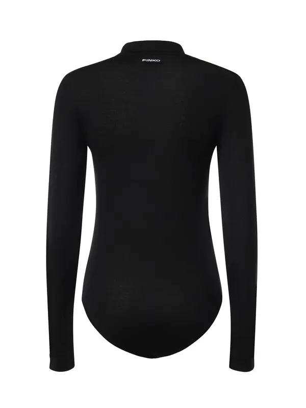 Pinko Long-sleeve Buttoned Bodysuit