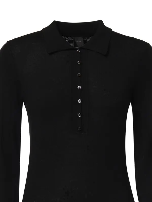 Pinko Long-sleeve Buttoned Bodysuit