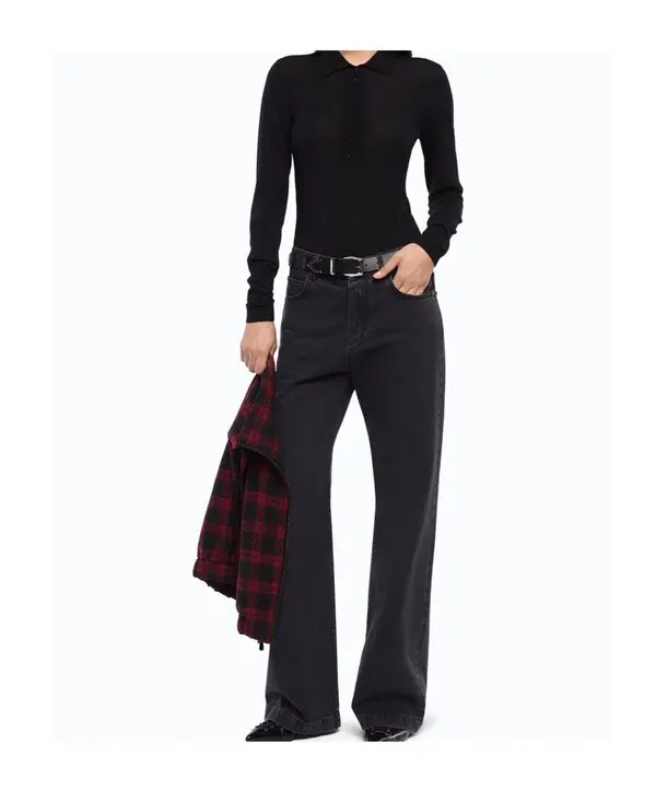 Pinko Long-sleeve Buttoned Bodysuit