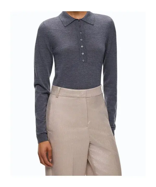 Pinko Fine-knit Long-sleeve Bodysuit