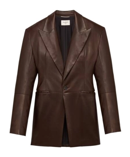 Saint Laurent Peak-lapel Single-breasted Jacket