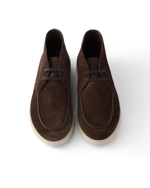 Prada Suede Chukka Boots