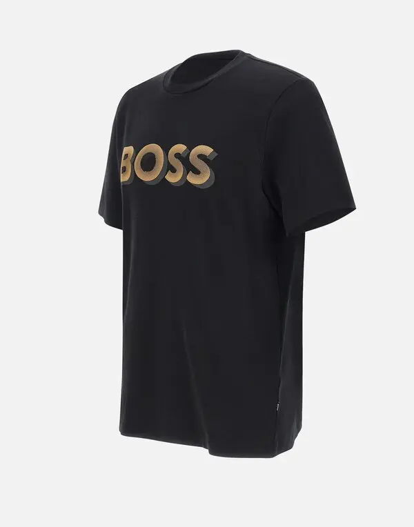 Hugo Boss Logo Printed Crewneck T-shirt