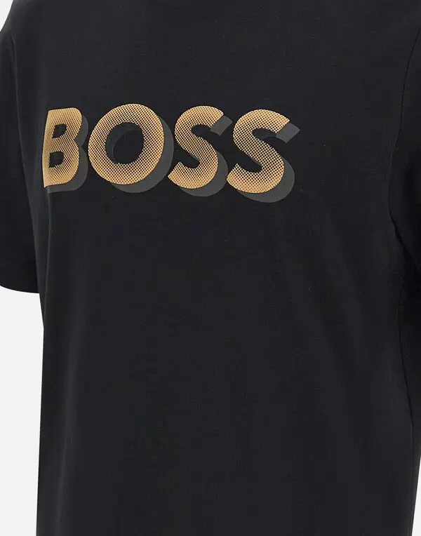Hugo Boss Logo Printed Crewneck T-shirt