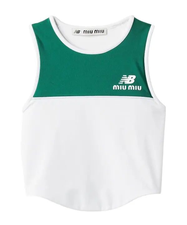 Miu Miu Stretch Technical Jersey Top