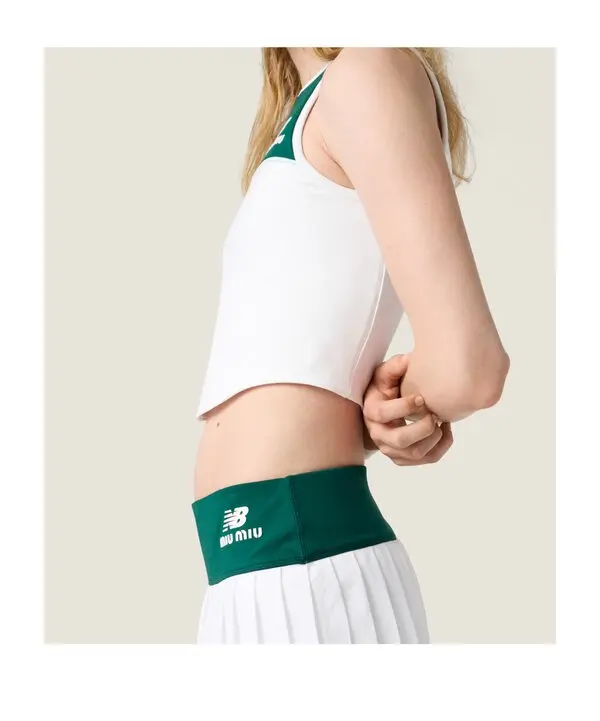 Miu Miu Stretch Technical Jersey Top