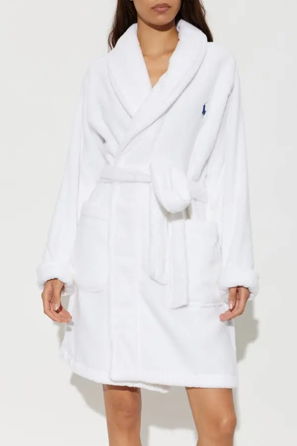 Polo Ralph Lauren Cotton Bathrobe With Logo