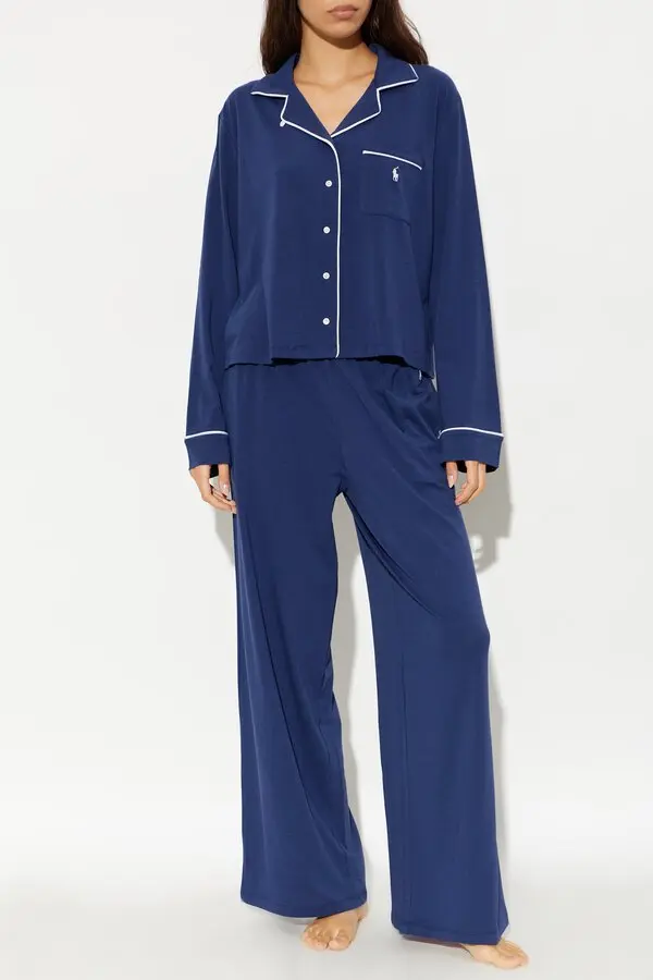Polo Ralph Lauren Two-piece Pyjama With Logo