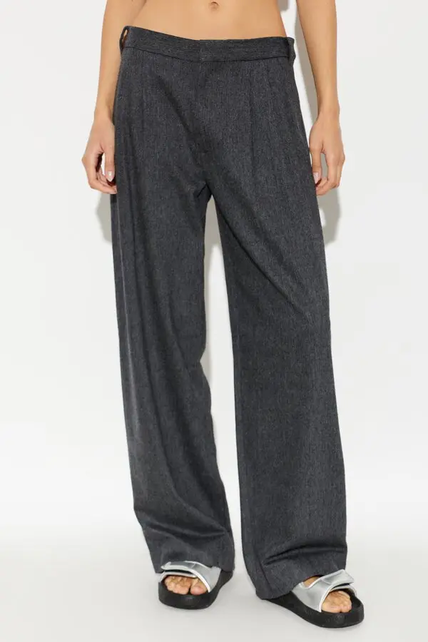 Rag & Bone Wool Pleated Trousers