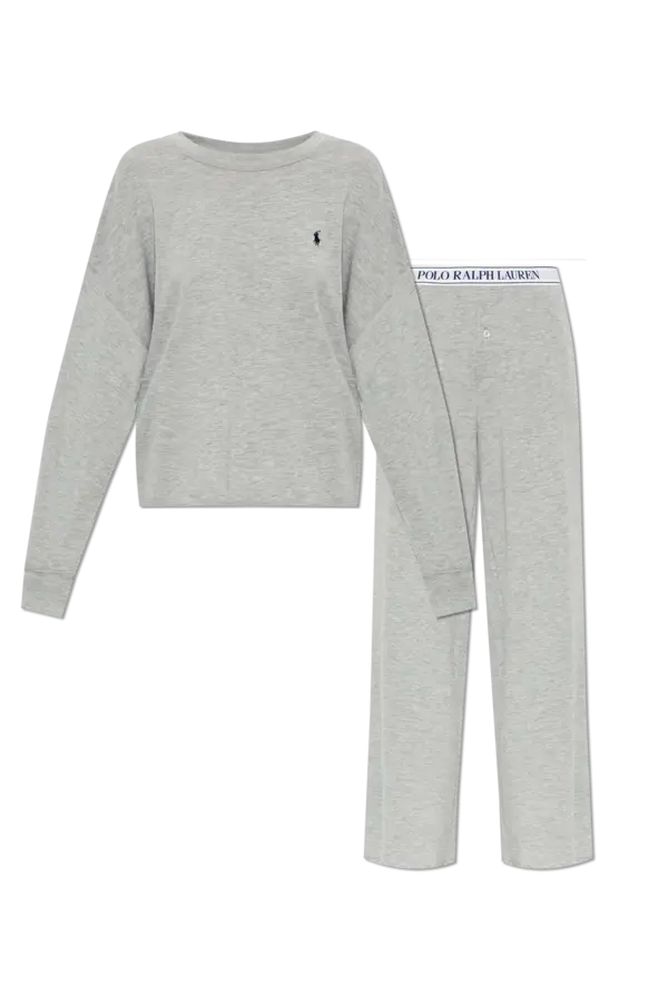 Polo Ralph Lauren Two-piece Pajamas With Logo