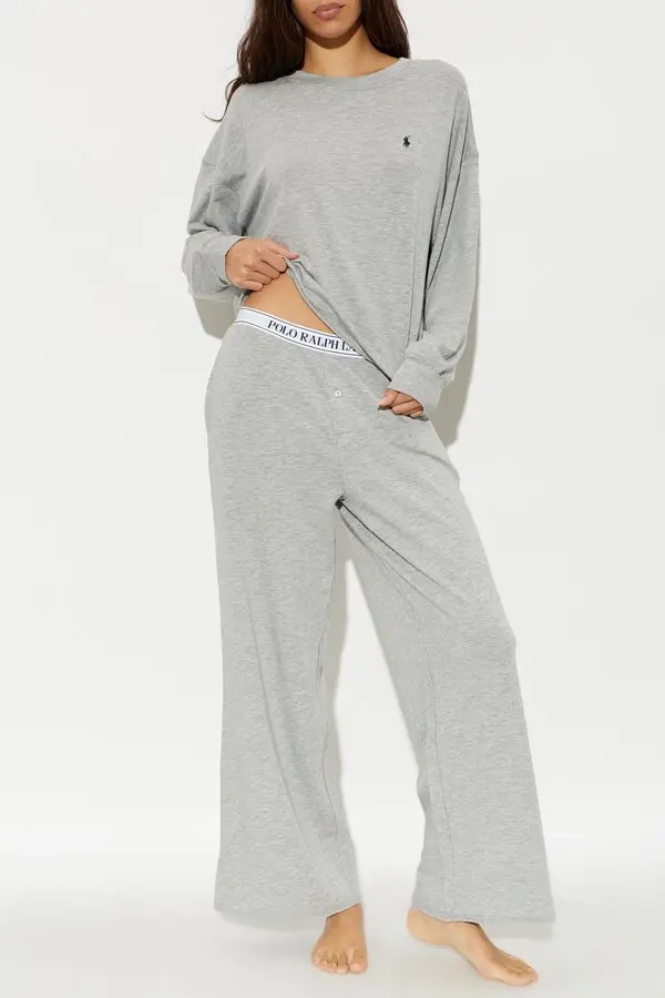 Polo Ralph Lauren Two-piece Pajamas With Logo