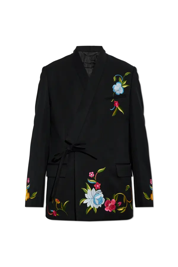 Kenzo Blazer With Colorful Embroidery