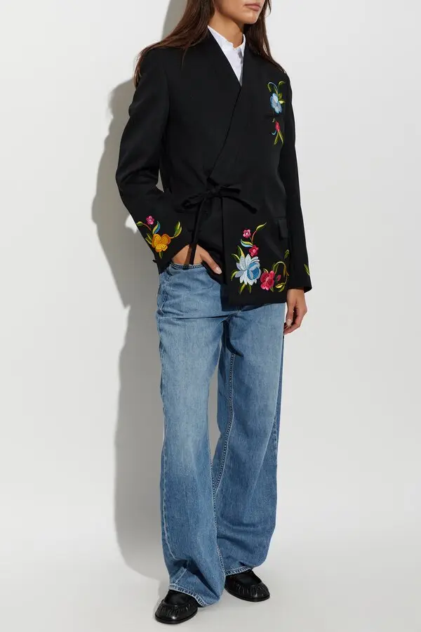 Kenzo Blazer With Colorful Embroidery