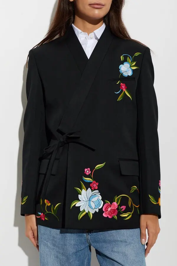 Kenzo Blazer With Colorful Embroidery