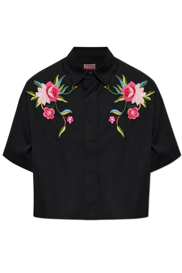 Kenzo Shirt With Colorful Embroidery