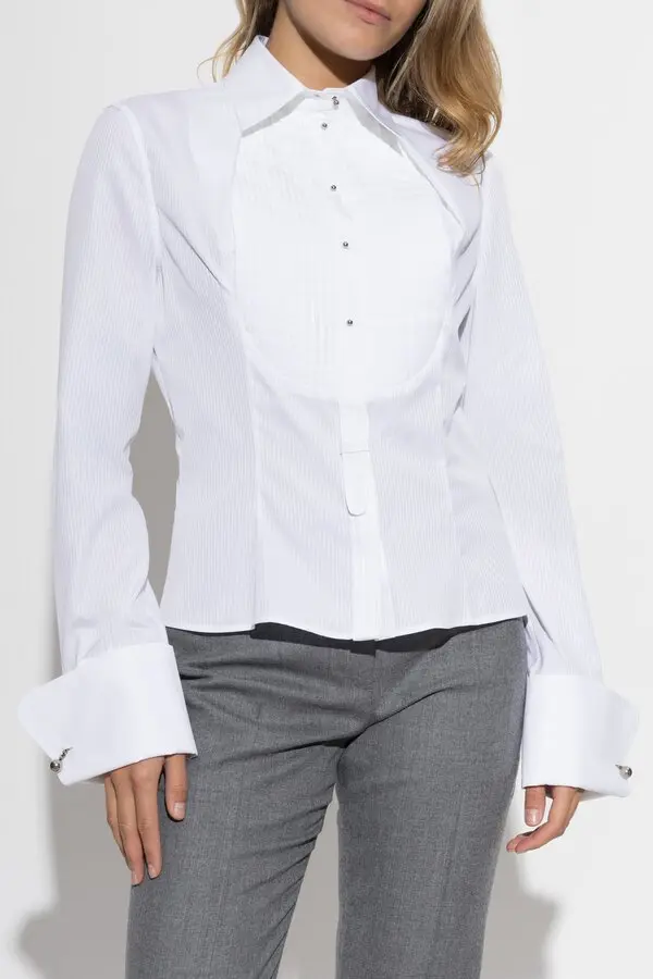 Alexander McQueen Fitted Cotton Shirt