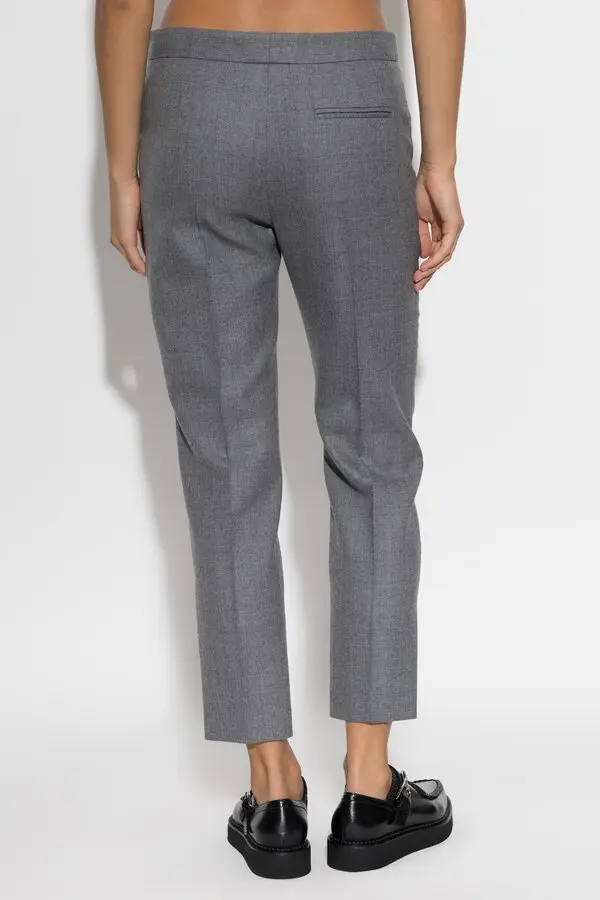 Alexander McQueen Wool Pleated Trousers