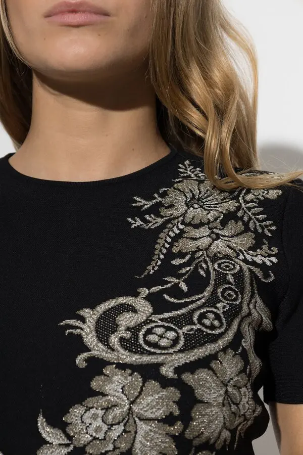 Alexander McQueen Floral Print Dress