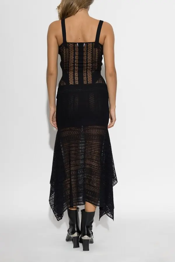 Alexander McQueen Lace Dress With An Asymmetric Cut