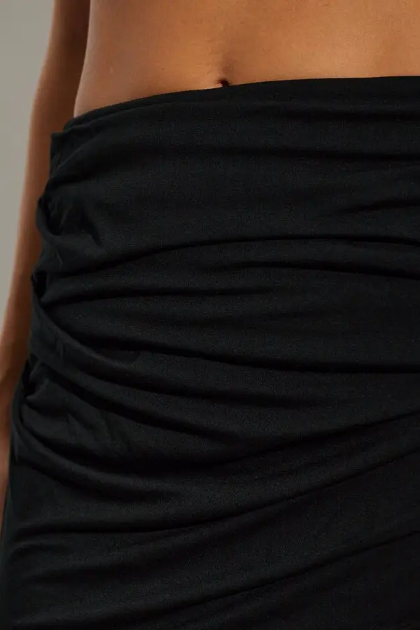 ENTIRE STUDIOS Long Skirt With Draping