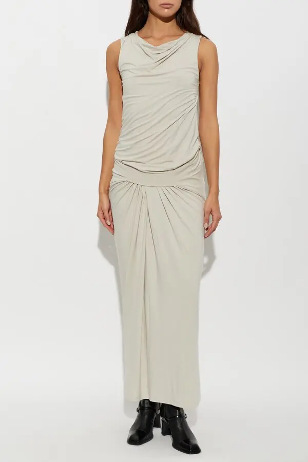 ENTIRE STUDIOS Dress With Waist Draping - Grey