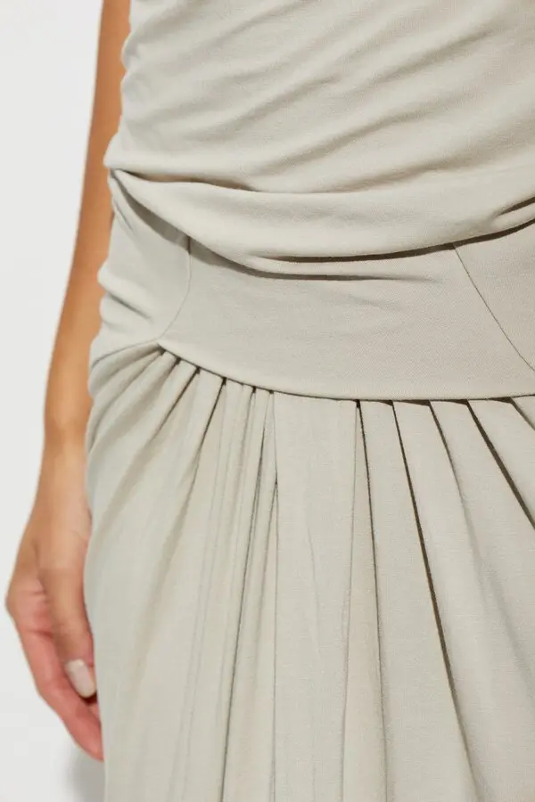 ENTIRE STUDIOS Dress With Waist Draping - Grey