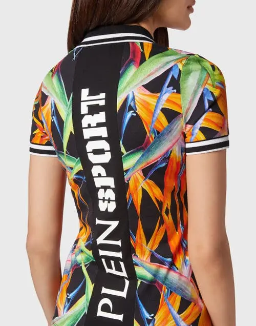 PLEIN SPORT Polo Shirt - Black/multicolored